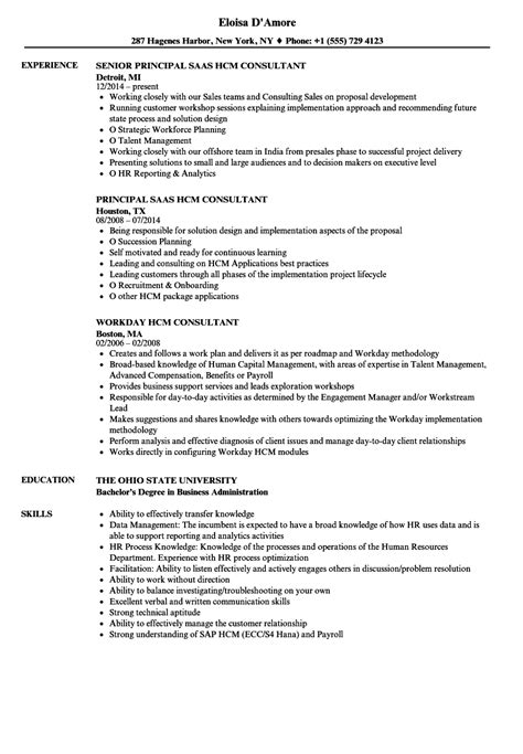 Workday Resume Template