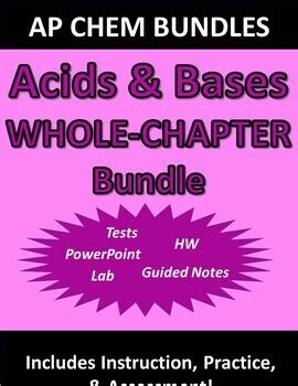 AP Chemistry Acids Bases Complete Chapter Bundle By Chem Queen