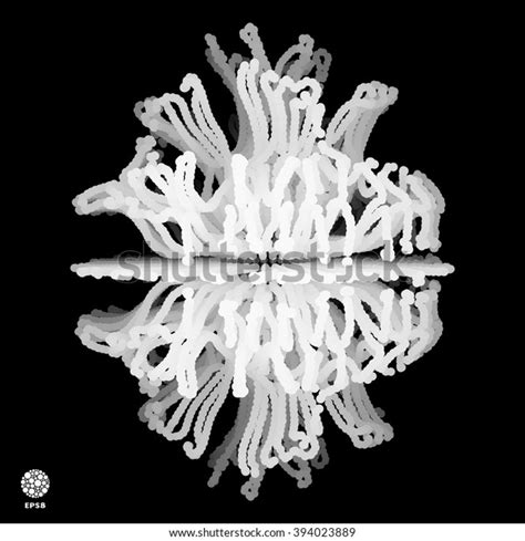 Abstract Futuristic Designconnection Structure Vector Illustration Stock Vector Royalty Free