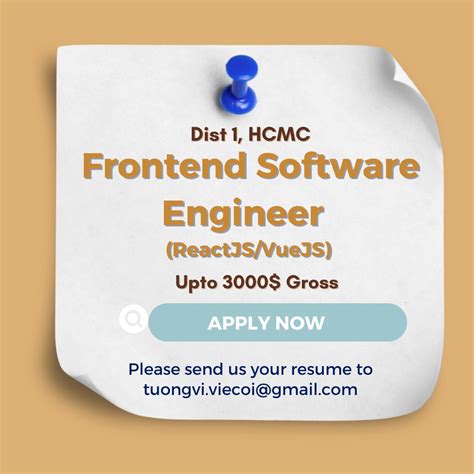 Lê Vi On Linkedin Dist 1 Hcmc Tuyển Dụng Senior Frontend Software Engineer