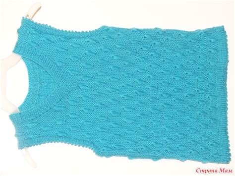 Безрукавка для девочки Вязание для детей Страна Мам