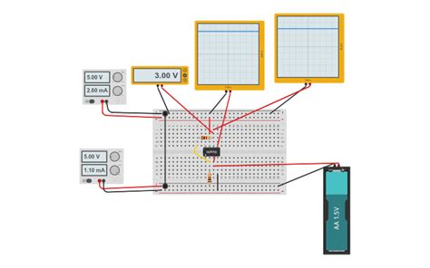 Circuit Design Non Inverting Tinkercad
