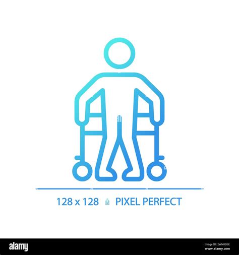 Cerebral Palsy Gradient Linear Vector Icon Stock Vector Image And Art Alamy