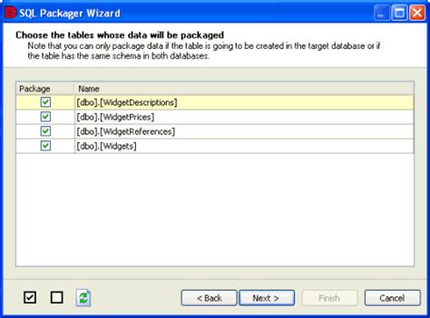 Packaging An Upgrade As A C Project Sql Packager 6 Product Documentation