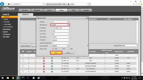 How To Add An Axis Camera To A Dahua NVR NVR IPCAMERA SECURITY