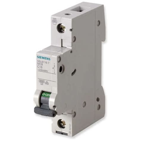 16amp Siemens Mcb Color White At Best Price In Delhi Raj Heat Controls