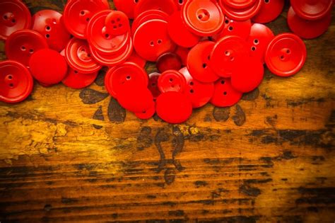 Premium Photo Red Button Text Area