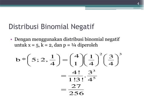 Ppt Distribusi Binomial Negatif Dan Geometrik Powerpoint Presentation Id 3178274