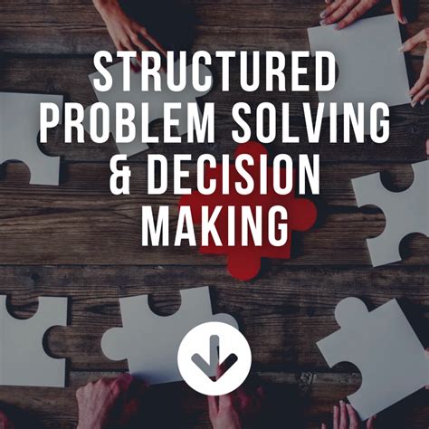 Structured Problem Solving And Decision Making Selangor Malaysia Shah