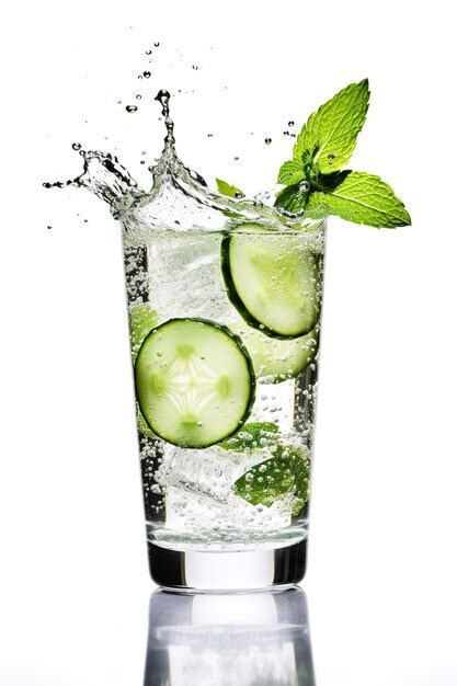 Premium Ai Image Fresh Cucumber Slices