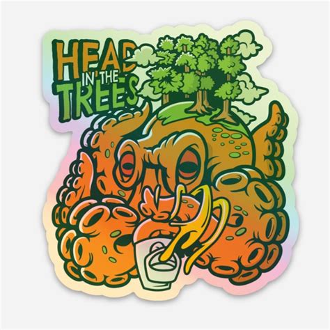 Holo Logo Sticker Head In The Trees