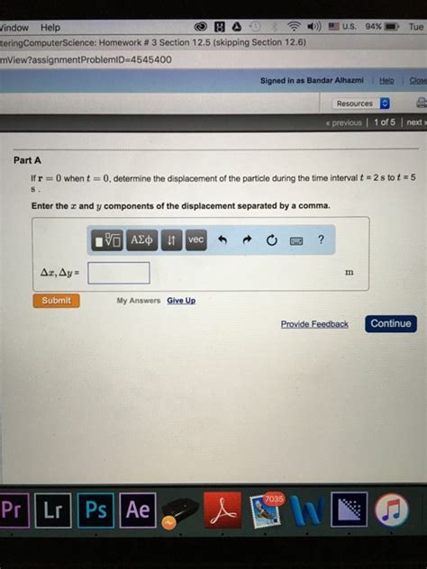Solved Problem 12 70 The Velocity Of A Particle Is V 31 Chegg Com