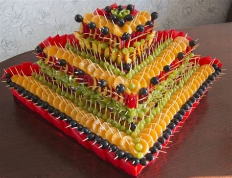 Нарезка фруктов на праздничный стол в домашних условиях 80 фото Сервировка пищи Фрукты Фуршет