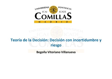 Teor A De La Decisi N