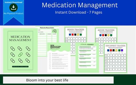 Medication Tracker Medication Management Worksheets Medication