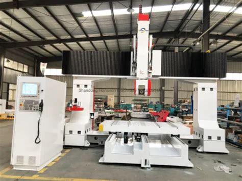 5 Axis Table Movable Rtcp Function Router Machining Center For Wood Foam Material Plane Yacht