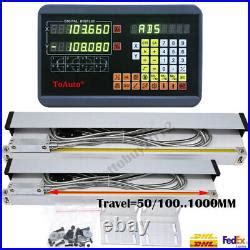 Digital Readout DRO Display Pc Linear Glass Scale Axis Kit Mill Lathe Machine Axis Digital