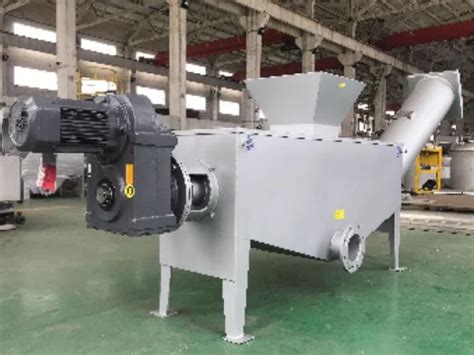 Wastewater Sludge Screw Screen Screening Compactor Screening