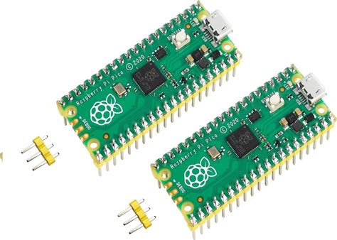 Dubeuyew Raspberry Pi Pico With Pre Soldered Flexible Microcontroller Board Based On The