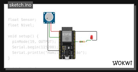 Potenciometro Wokwi Esp32 Stm32 Arduino Simulator
