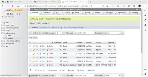sai charan reddy musuku on linkedin mysql java github project xampp