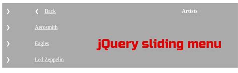 How To Create Mobile Like Navigation Using Jquery Iamrohit In