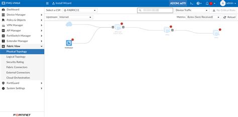 Updated Csf Topology View On Fortimanager Fortimanager 7 4 0