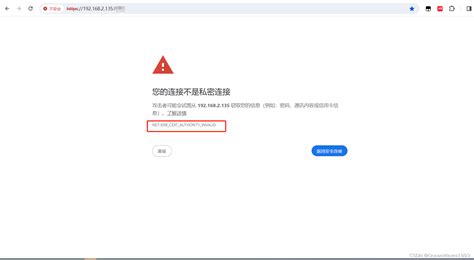 浏览器常见证书错误 net err cert authority invalid、net err cert common name
