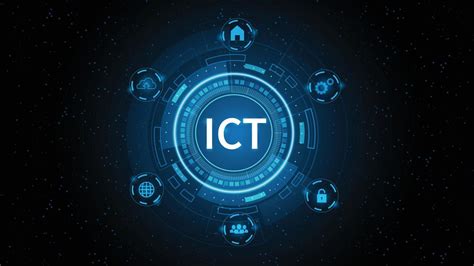 Information And Communication Technology Concept ICT Information And Communication Technology On