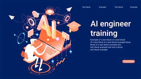 Premium Vector Training For Ai Engineers Using Ai Security And