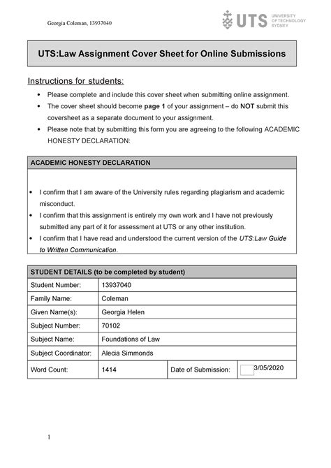 Critical CASE NOTE Case Note Assessment Foundations Of Law UTS Law