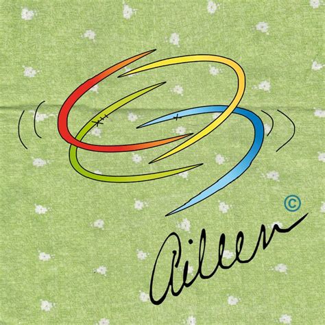 Alien Cursive Writing On Green Background