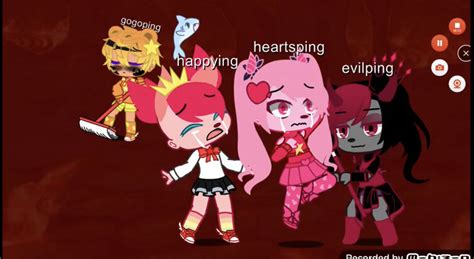 Hearts Ping And Happy Ping Screaming And Crying Because Of Ego Ping