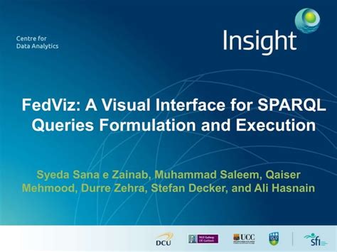 Fedviz A Visual Interface For Sparql Queries Formulation And Execution