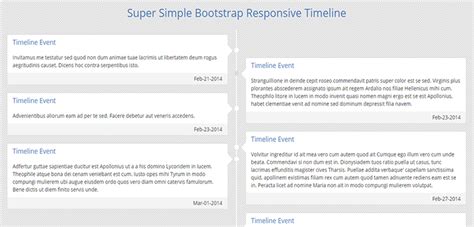Super Simple Bootstrap Responsive Timeline Bootstrap Themes