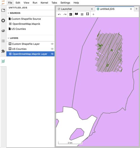 Getting Started With JupyterGIS JupyterGIS Documentation