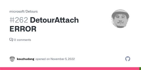 detourattach error · issue 262 · microsoft detours · github
