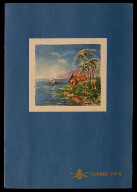 Trader Vics Dinner Menu