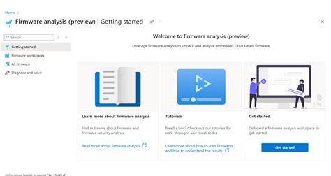 Quickstart Analyze A Firmware Image Microsoft Learn