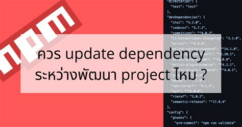 ควร Update Dependents ระหว่าง พัฒนา Project ดีไหม Jojoee สอนทำเว็บ