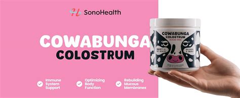 Sonohealth Cowabunga Colostrum Premium Pure And Unaltered