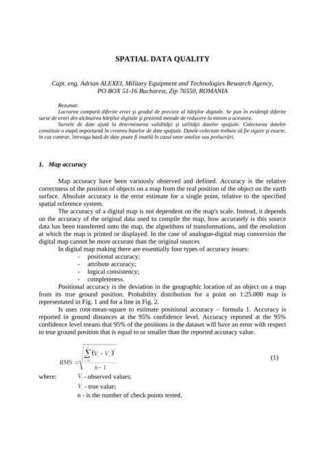 Pdf Spatial Data Quality