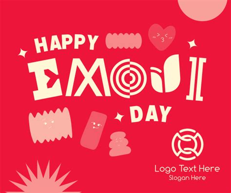 Emoji Day Blobs Facebook Post Brandcrowd Facebook Post Maker