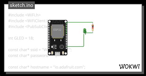 mqtt subscribe ada wokwi esp32 stm32 arduino simulator