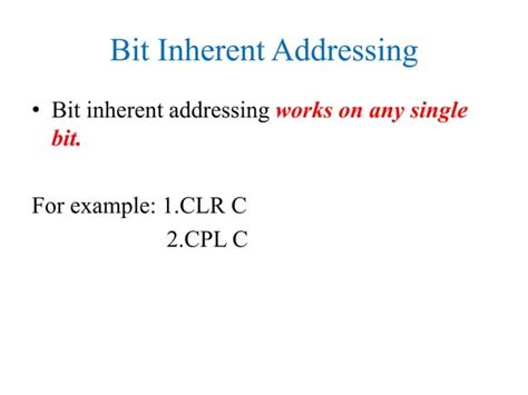 8051 Addressing Modes Ppt