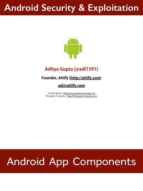 06 android application components pdf mobile app android