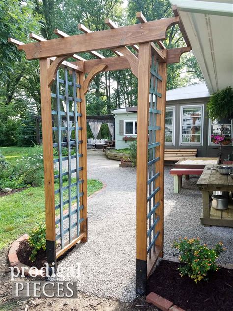 Diy Garden Arbor With Faux Patina