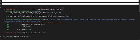 NeuralProphet Fit Error And Could Not Show Train Progress When Run With Vscode Juypter In Branch
