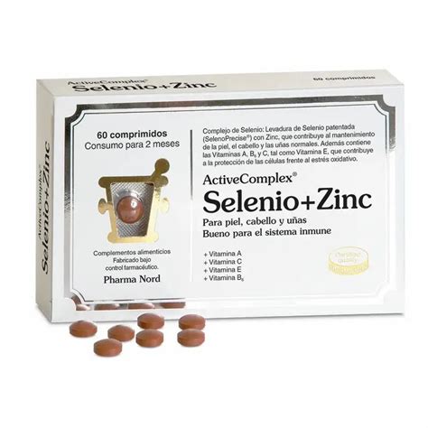 Buy Activecomplex Selenium Zinc 60 Tablets At The Best Price