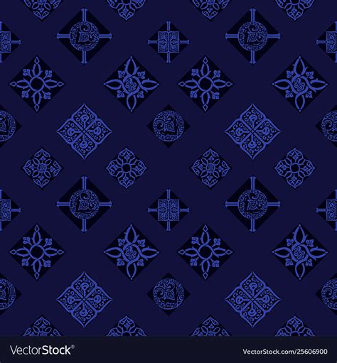 Oriental Ornament Seamless Pattern Royalty Free Vector Image